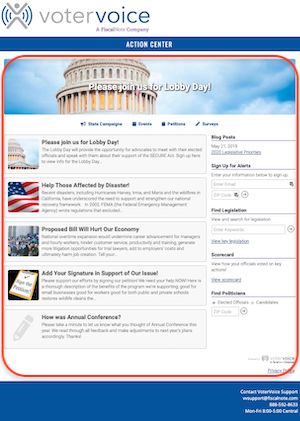 Displaying the VoterVoice Content to Your Supporters – VoterVoice