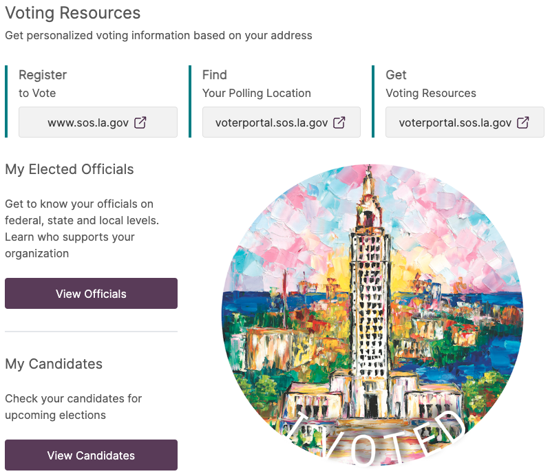 Election Center Overview – VoterVoice